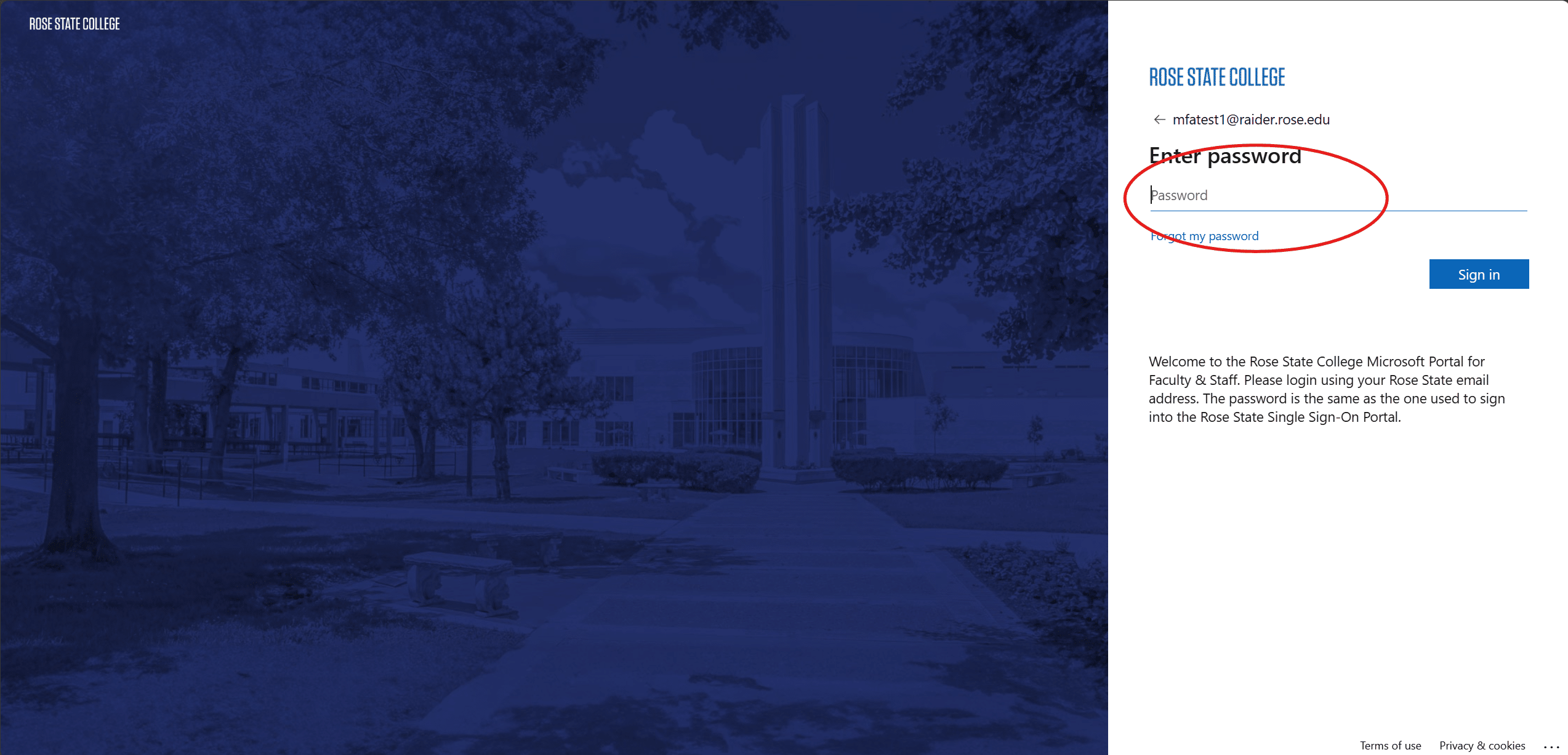 Multifactor Authentication Configuration Instructions – Rose State College
