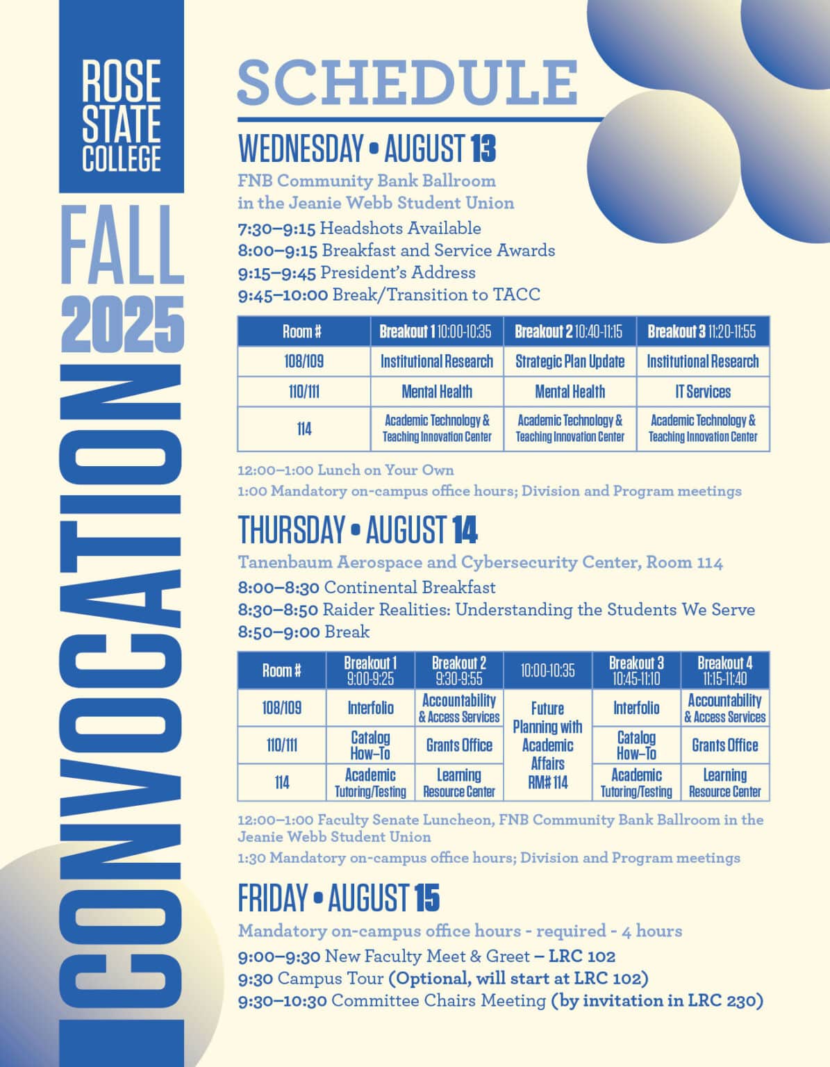 Events for January 2026 – Rose State College